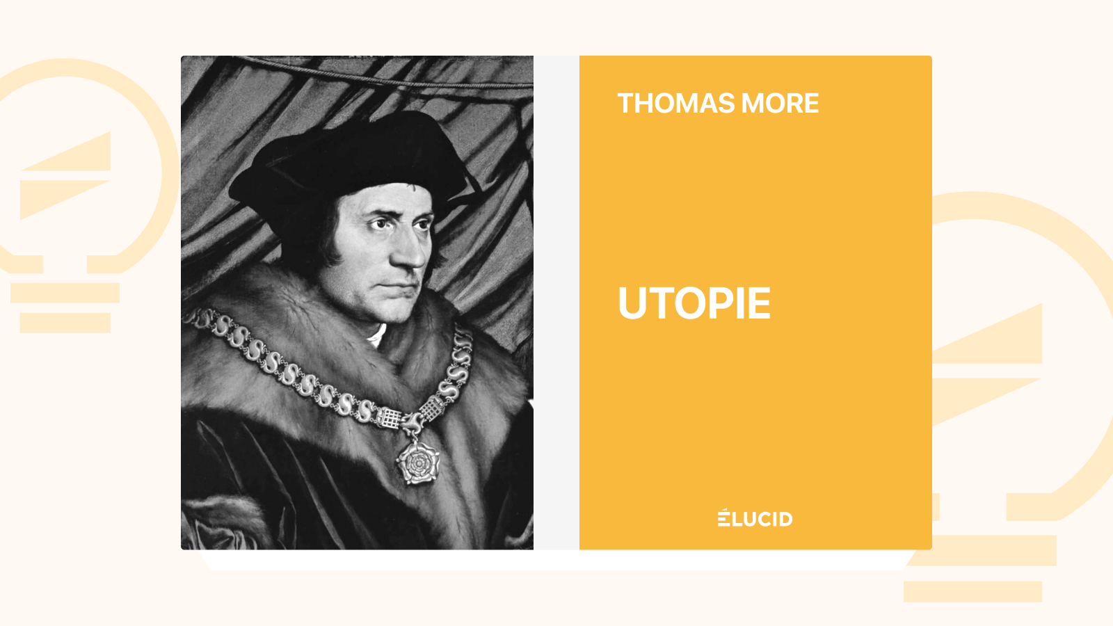 L'Utopie - Thomas More - podcast et résumé du livre - Élucid